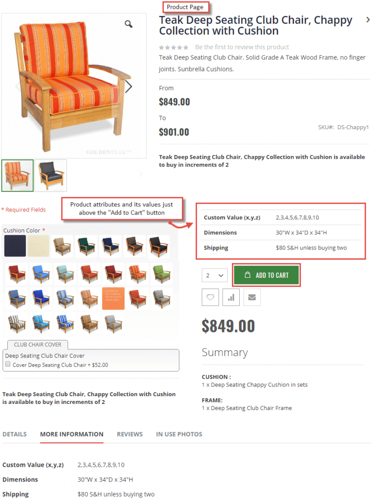Add Magento 2 Attribute Values Before Add To Cart Button In Product Page