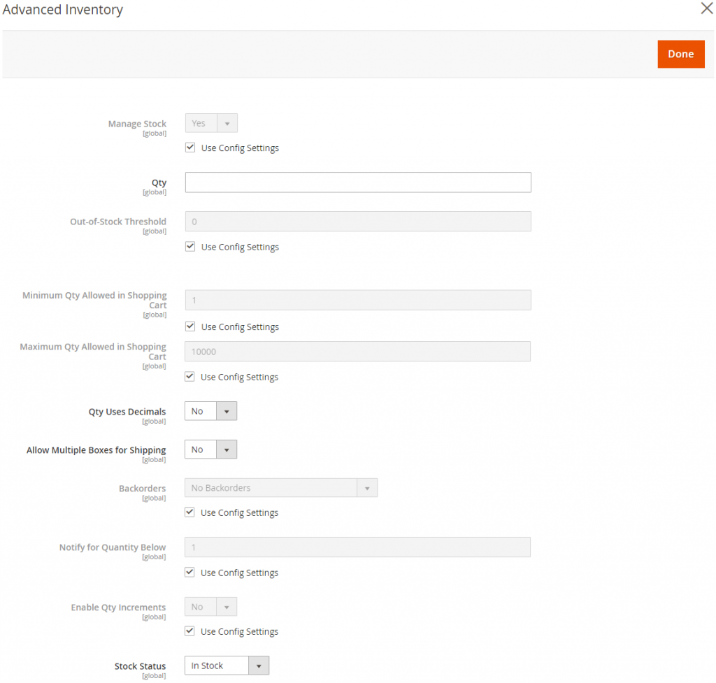 Magento 2 Inventory Management
