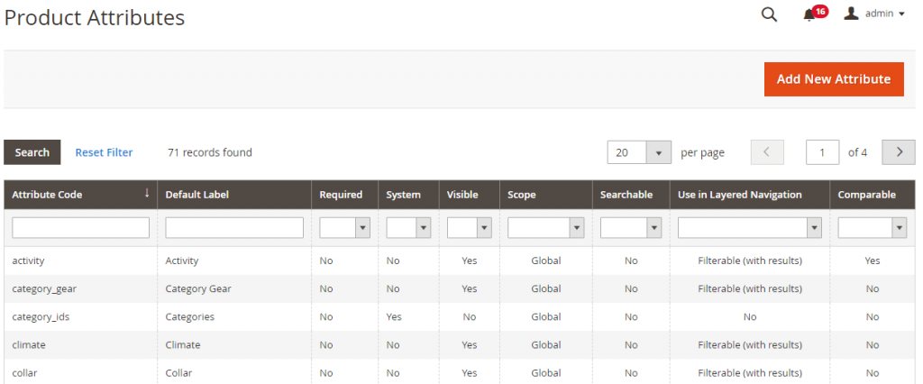 Magento 2 Search Settings and Terms