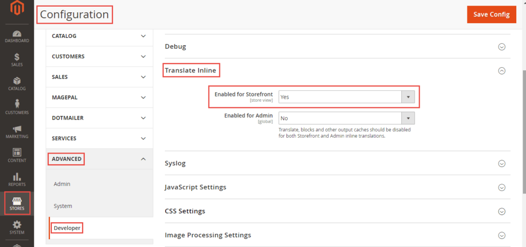 How To Enable Magento 2 Inline Translation