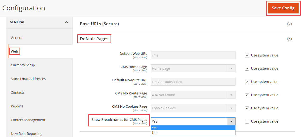 How To Show Breadcrumbs For Magento CMS Pages