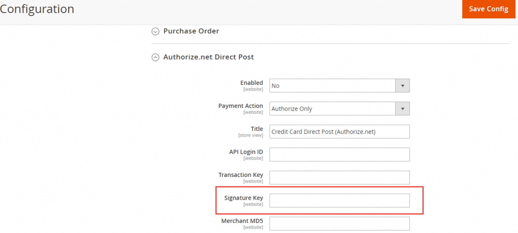How To Update Authorize.Net Direct Post From MD5 To SHA-512 In Magento