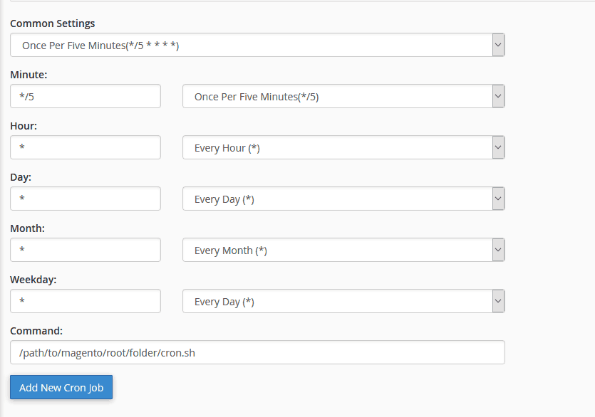 How to Configure Magento Cron Job