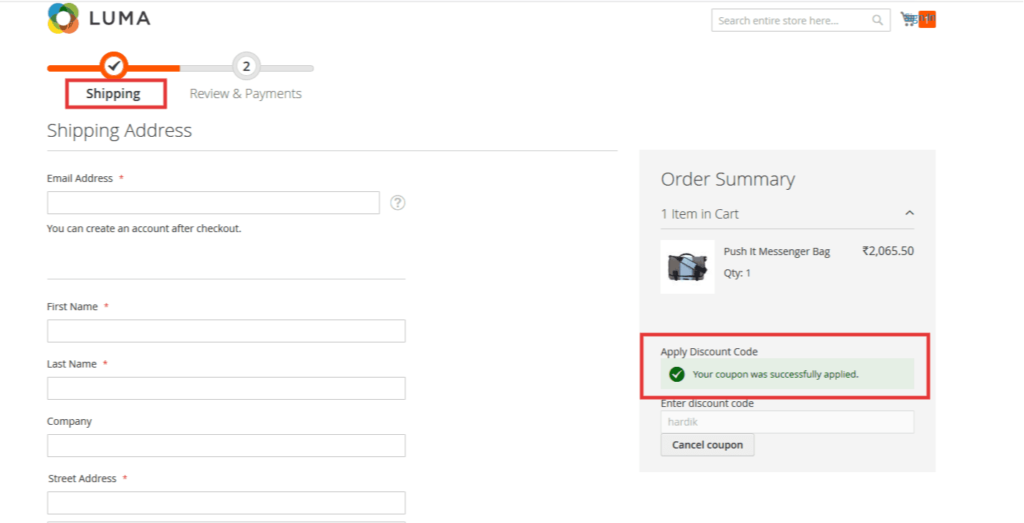 Move Apply Coupon To Sidebar In Magento 2 Checkout Page