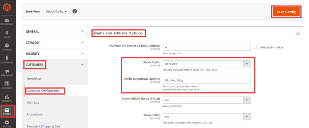 How To Show Prefix Field In Magento 2