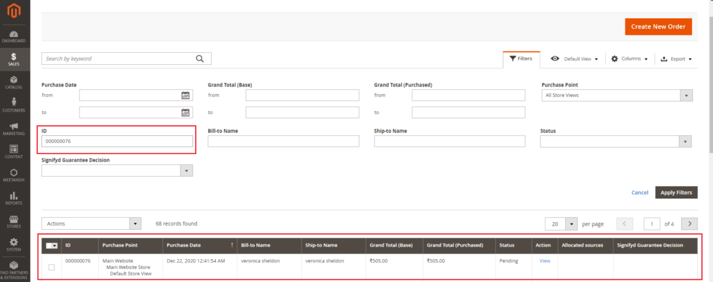 How To Filter Order Grid By Multiple Order Ids In Magento 2