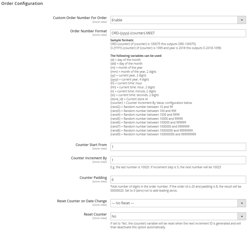 How To Configure Magento 2 Custom Order Number Extension