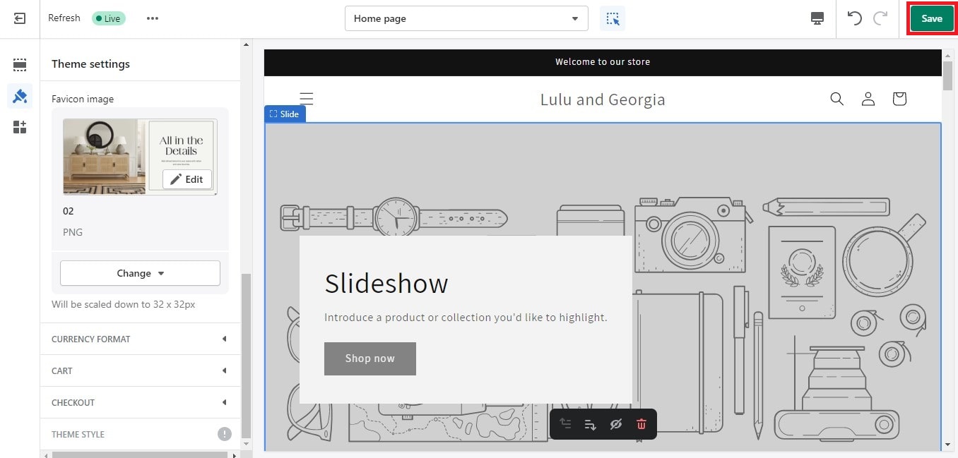 How To Add Or Change Favicon In Shopify