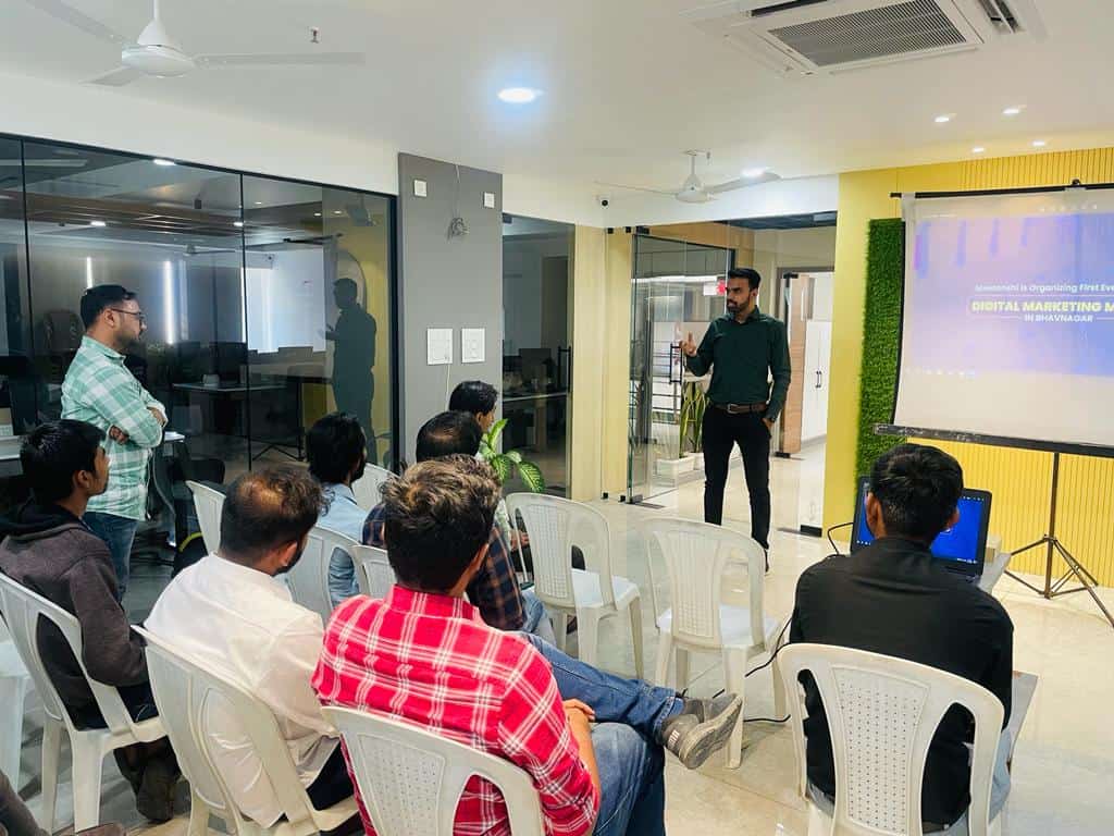 First Ever Digital Marketing Meetup In Bhavnagar By Meetanshi