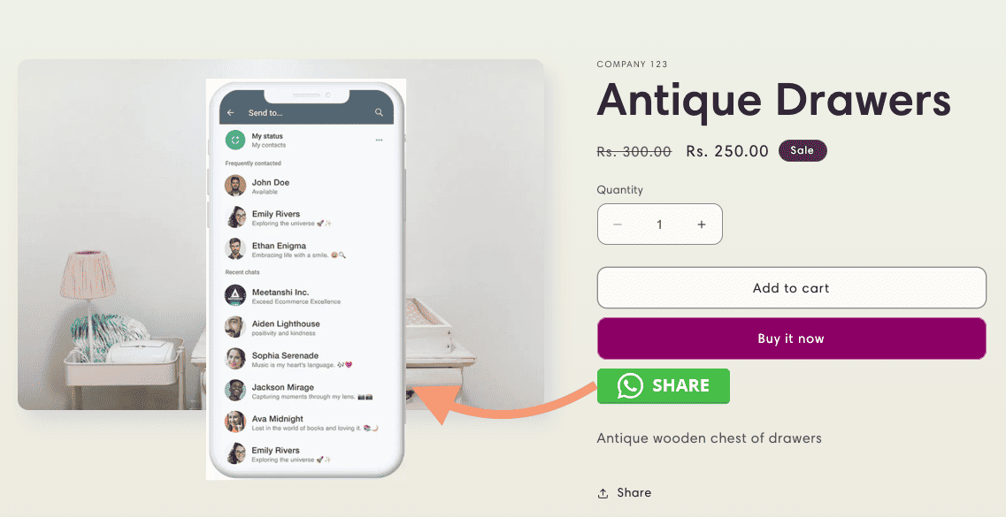 How To Add WhatsApp Share Button To Shopify - Guide