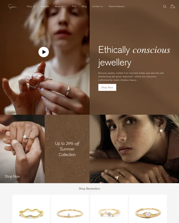 12 Best Shopify Themes For Jewelry Stores [Premium]