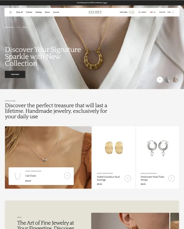 12 Best Shopify Themes For Jewelry Stores [Premium]