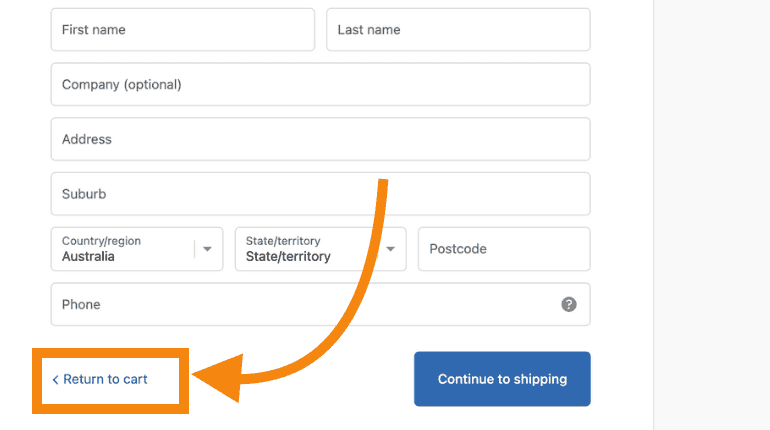 How To Remove Return To Cart From Shopify Checkout Page
