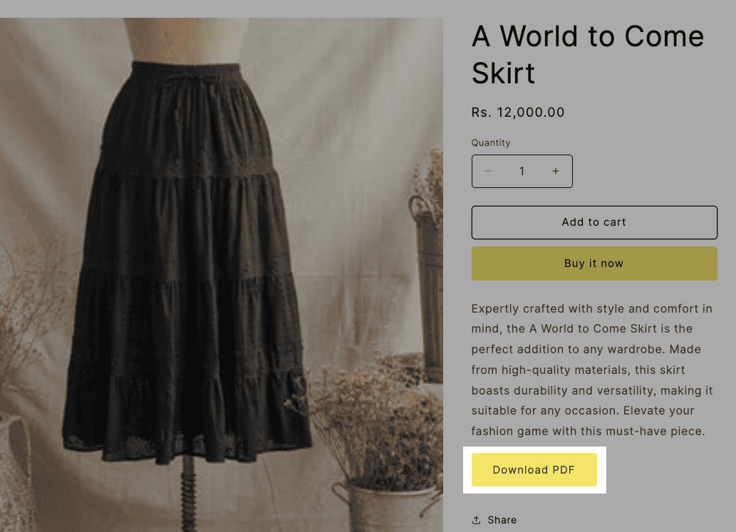 How To Add PDF To Shopify Product Page? (No App Required)
