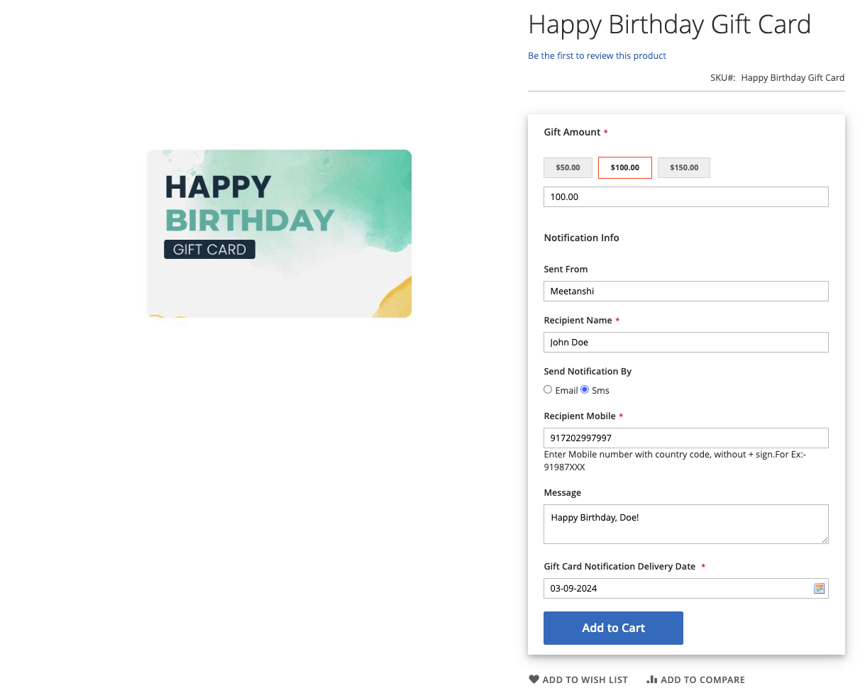 How to Create Gift Card In Magento 2?