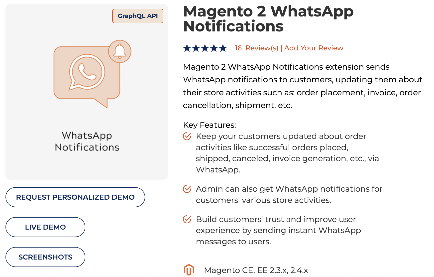 Best Magento 2 WhatsApp Extensions For Ecommerce Businesses