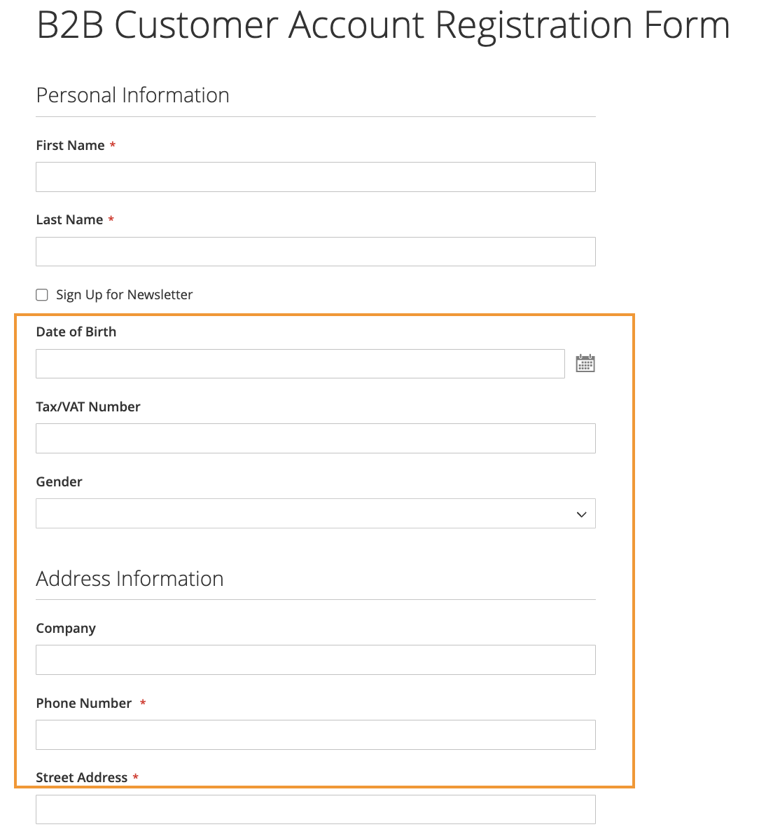 Learn How To Create A B2B Registration Form In Magento 2