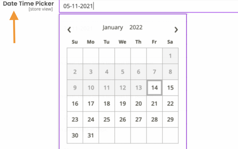 Magento 2 Add Date & Time Picker in Admin System Configuration