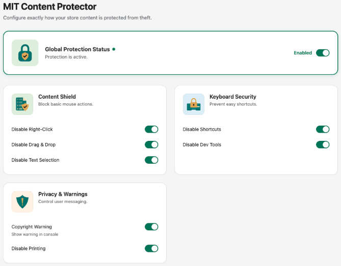 How to Disable Image & Text Copying in Shopify?