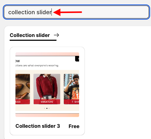 How to Add a Collection Slider Section in Shopify?