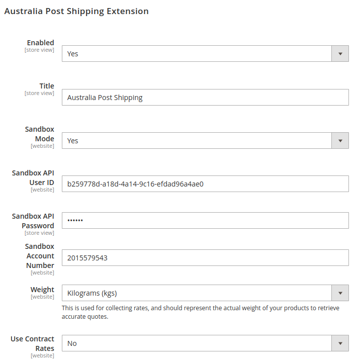 Magento 2 Australia Post Shipping | Meetanshi Docs