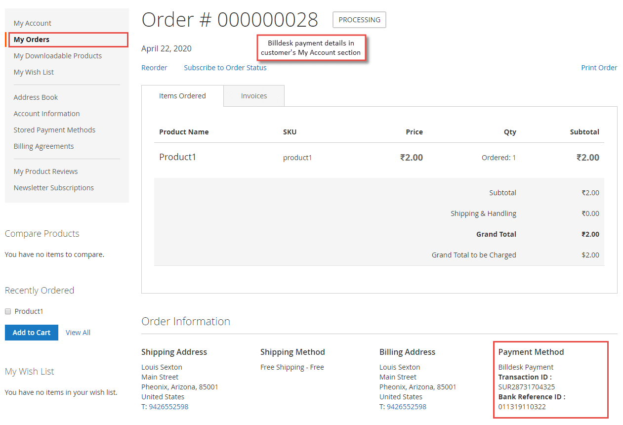 Magento 2 Billdesk Payment | Meetanshi Docs