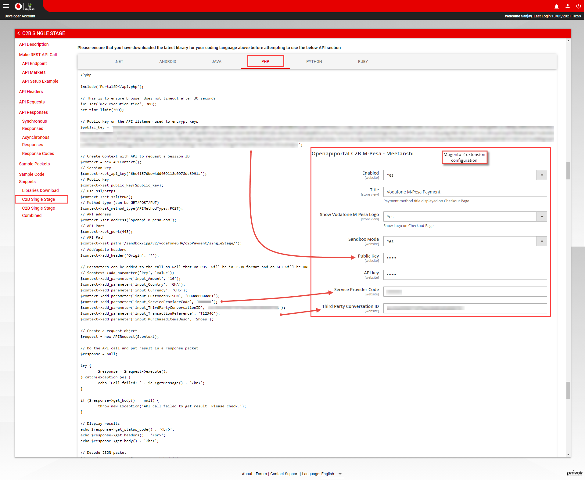Magento 2 C2B M-Pesa Payment via OpenAPIPortal | Meetanshi Docs