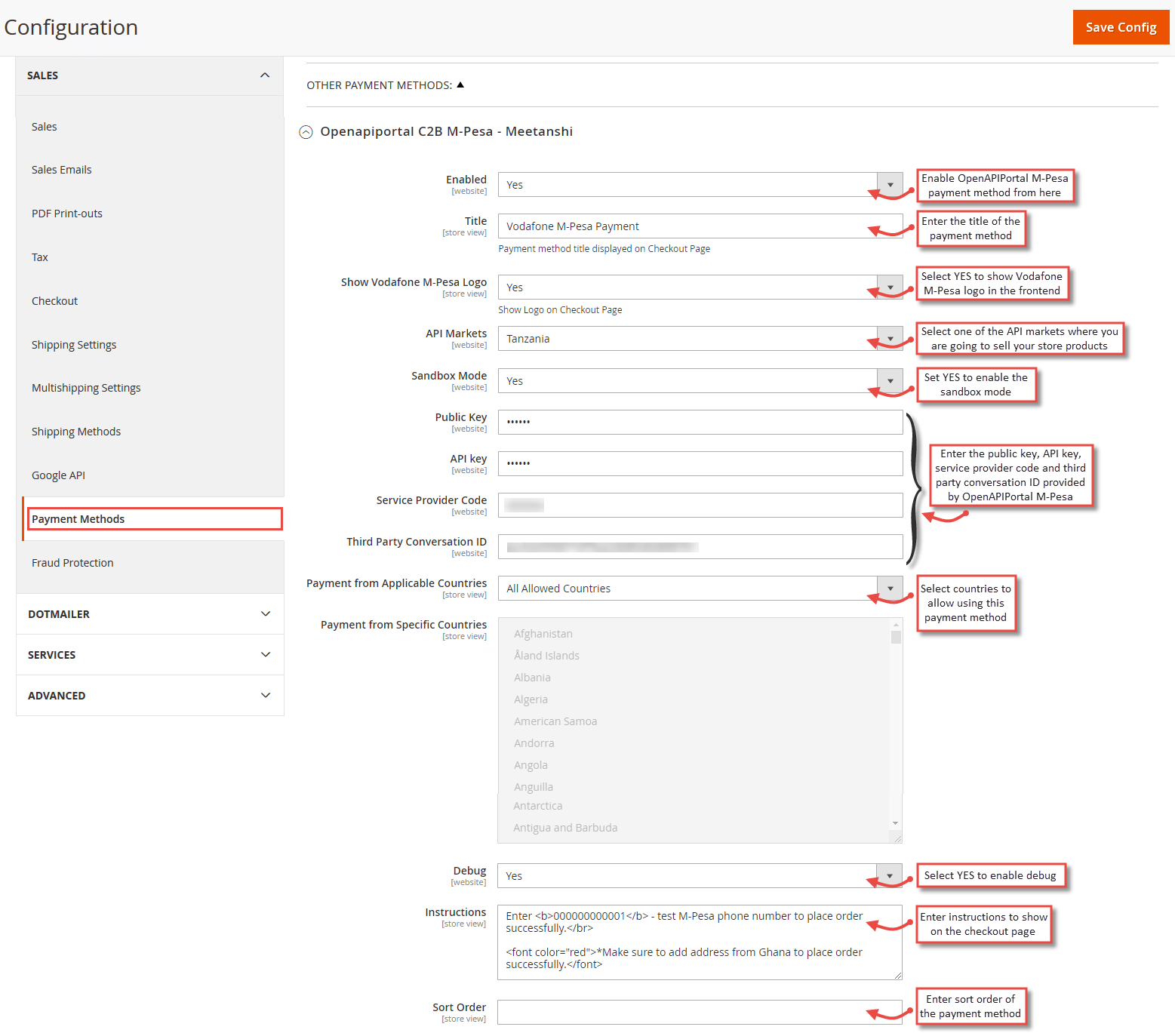 Magento 2 C2B M-Pesa Payment via OpenAPIPortal | Meetanshi Docs