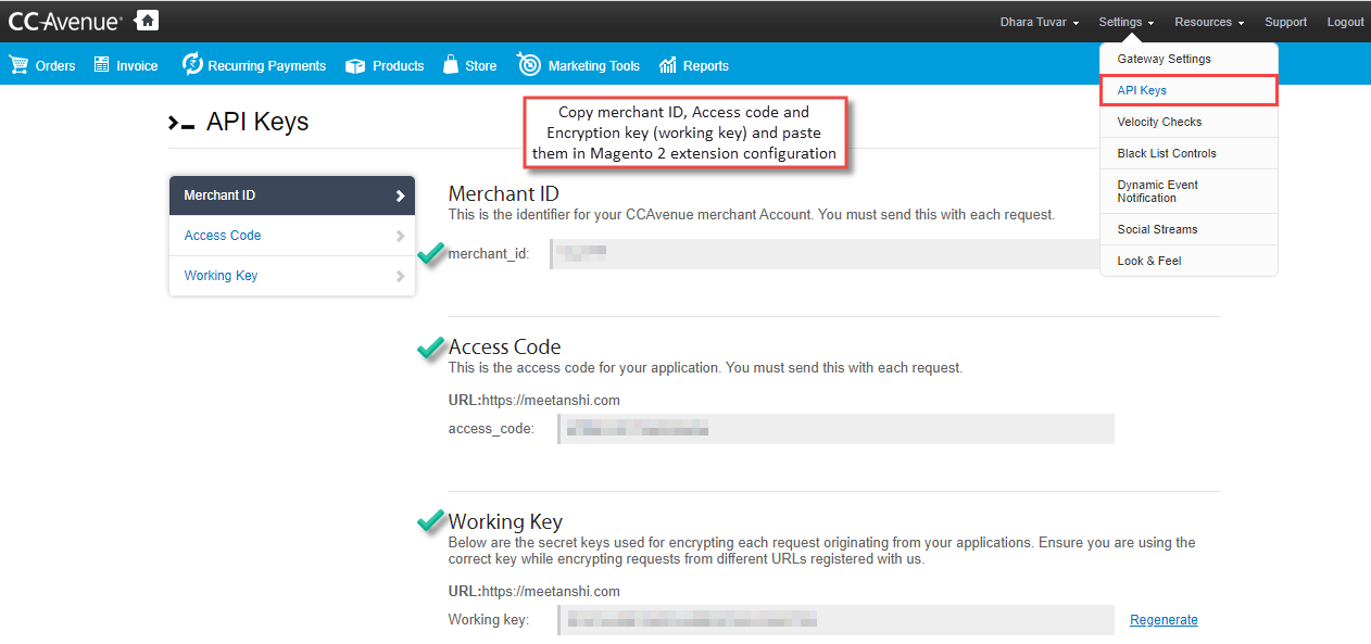 Magento 2 CCAvenue Payment Gateway | Meetanshi Docs