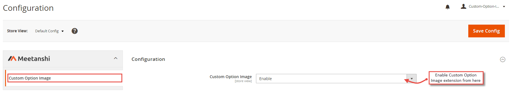 Magento 2 Custom Option Image | Meetanshi Docs