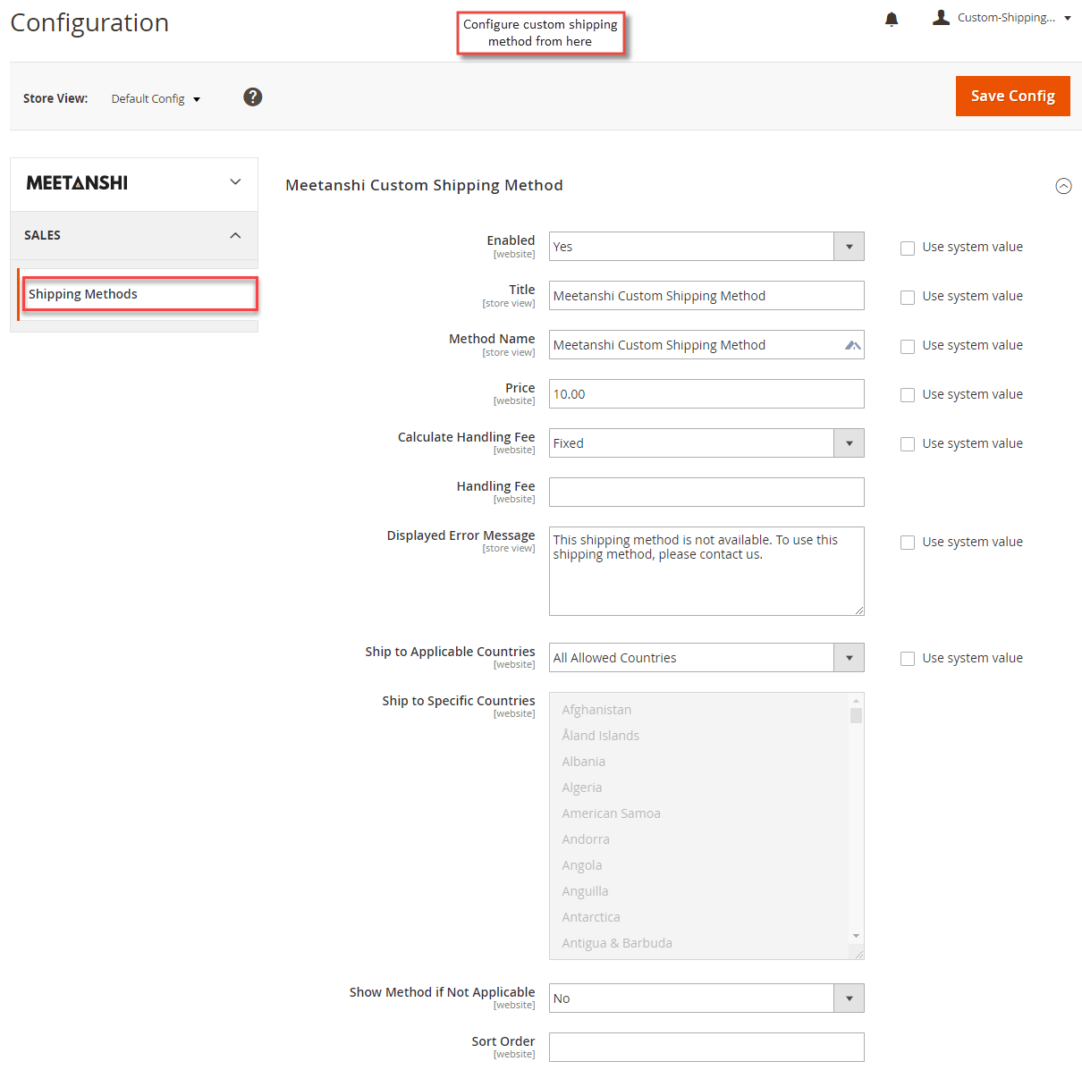 Magento 2 Custom Shipping Attributes