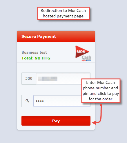 Magento 2 Digicel MonCash Payments