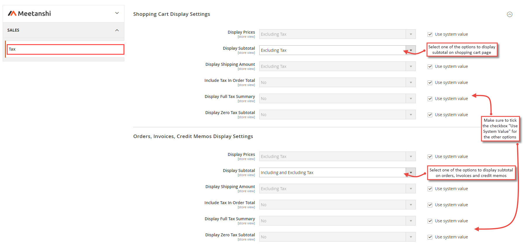 Magento 2 GST India | Meetanshi Docs