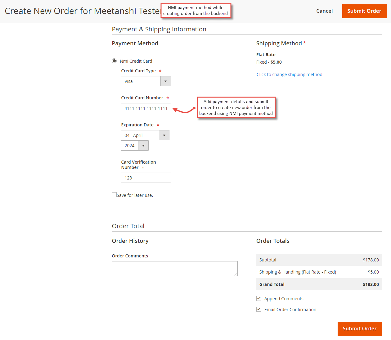 Magento 2 NMI Payment Gateway | Meetanshi Docs
