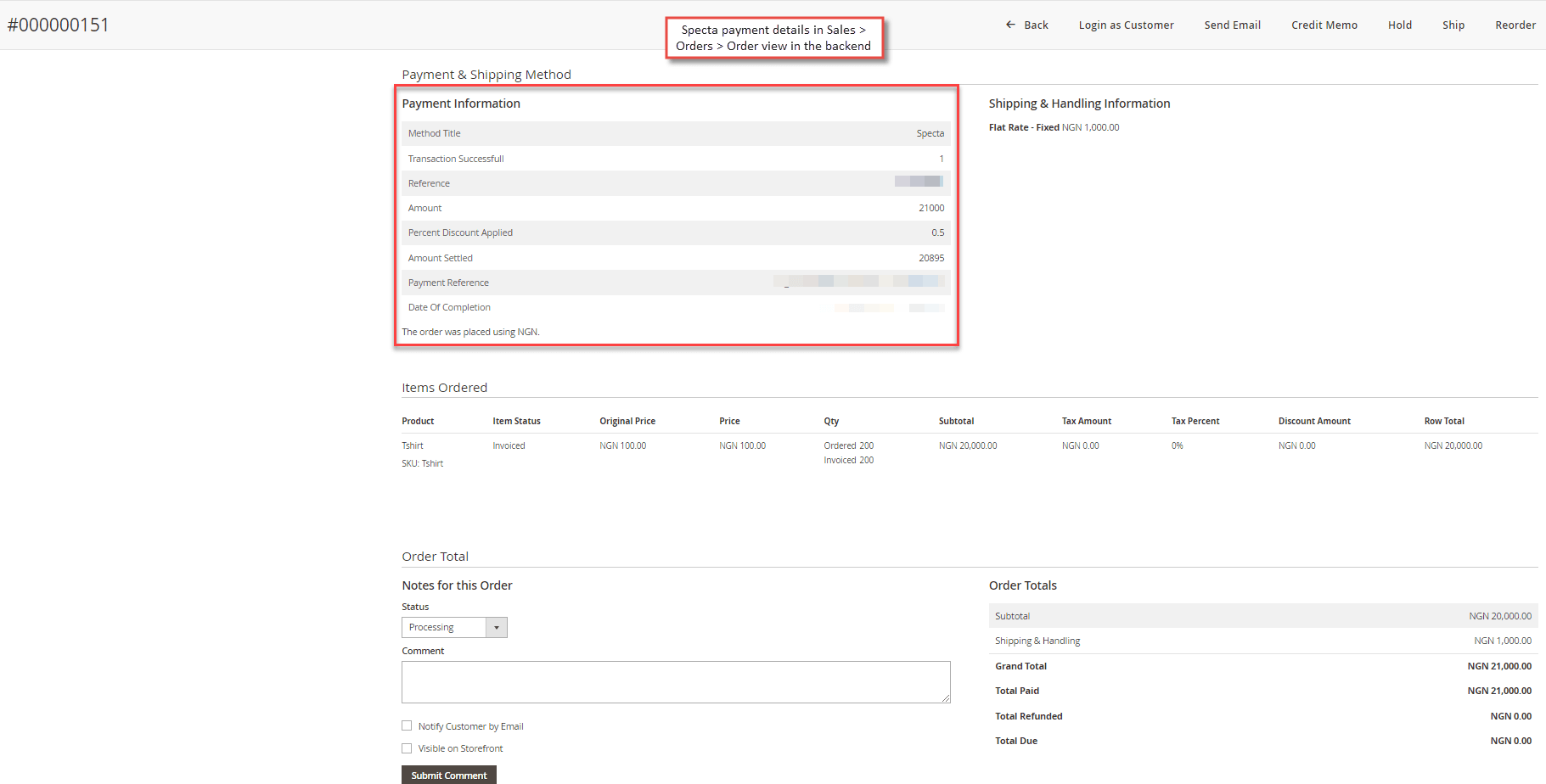 Magento 2 Pay with Specta | Meetanshi Docs