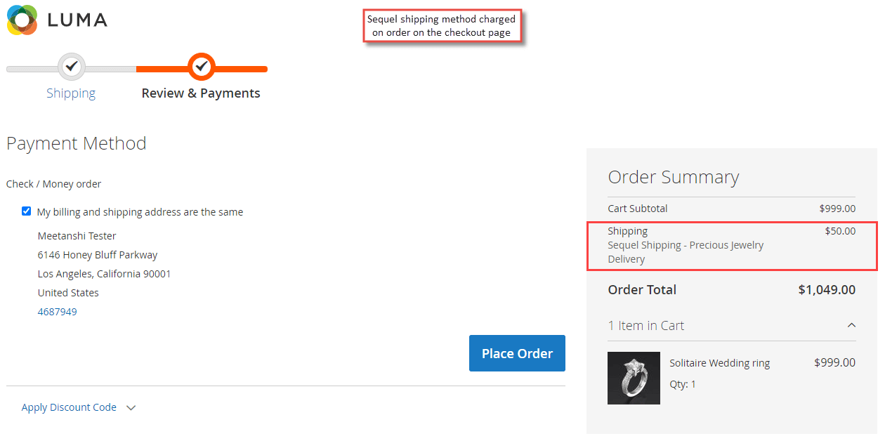Magento 2 Sequel Logistics | Meetanshi Docs