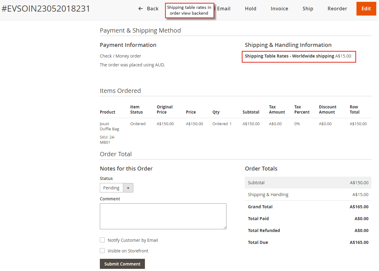 Magento 2 Shipping Table Rates | Meetanshi Docs