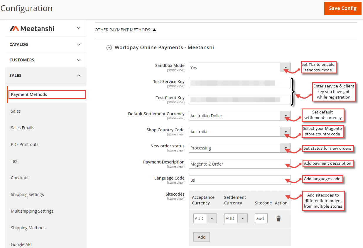 Magento 2 Worldpay Payment | Meetanshi Docs