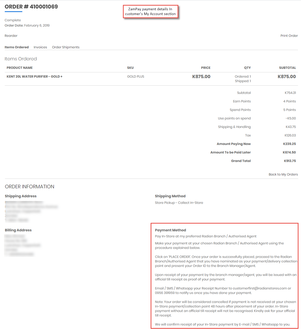 Magento 2 ZamPay | Meetanshi Docs