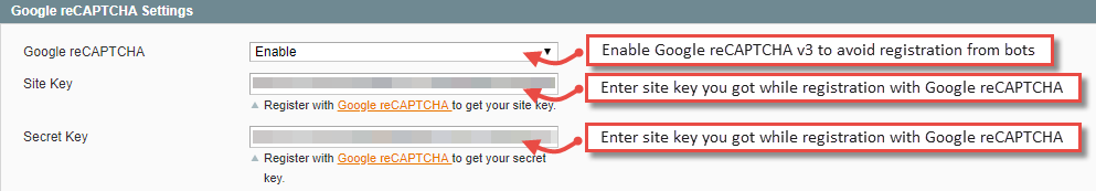 Magento Restrict Fake Registration | Meetanshi Docs