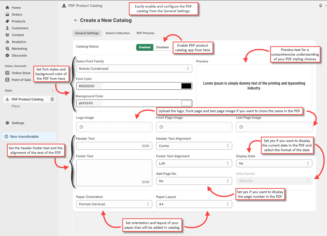 PDF Product Catalog | Meetanshi Docs