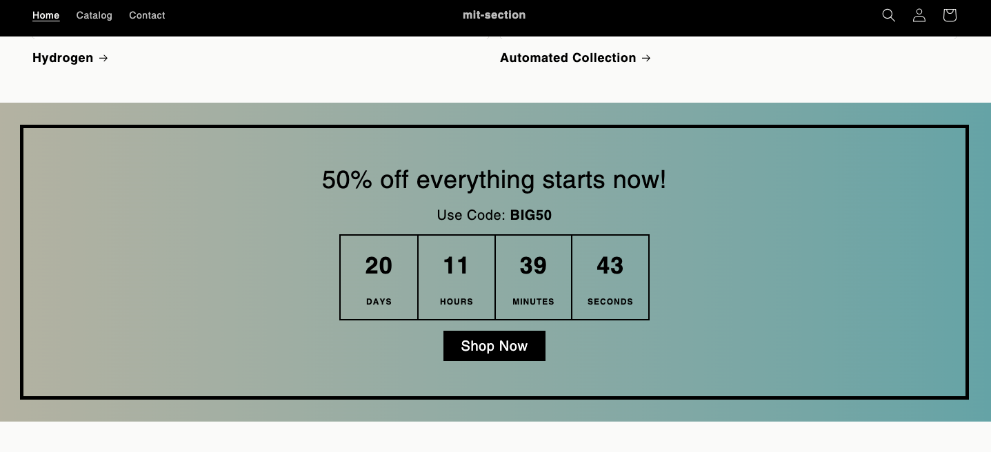 MIT Sections Pro - Shopify App