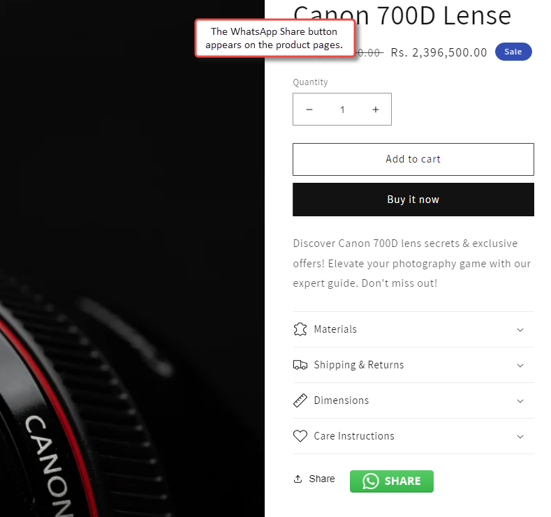 Meetanshi Whatsapp Share Shopify App