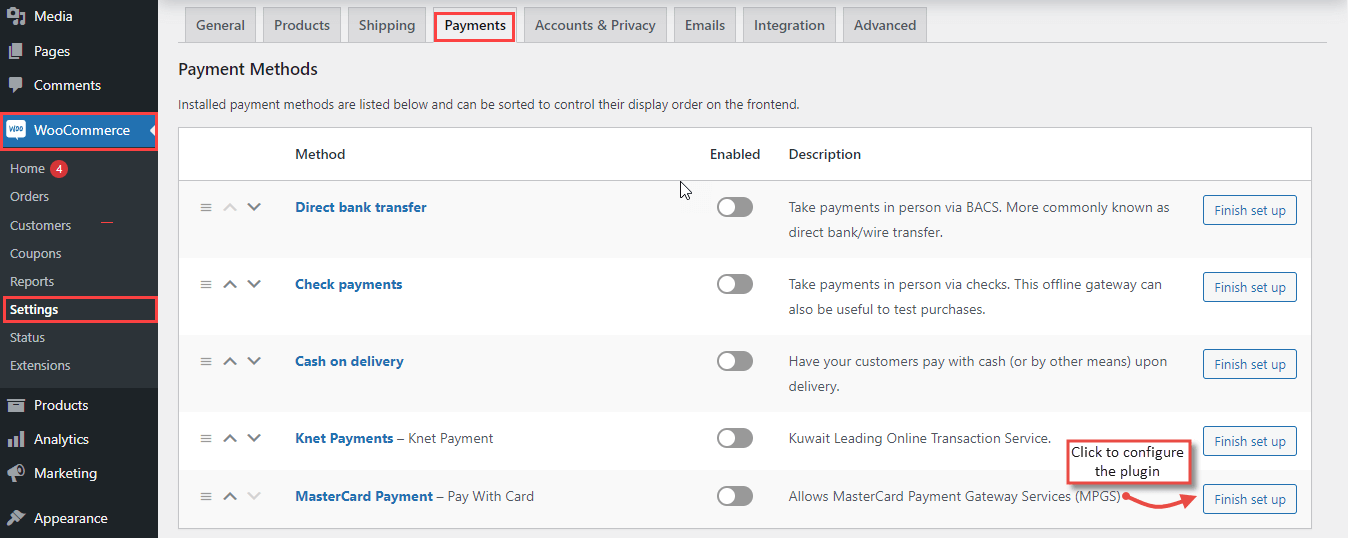 WooCommerce MasterCard Payment Gateway | Meetanshi Docs