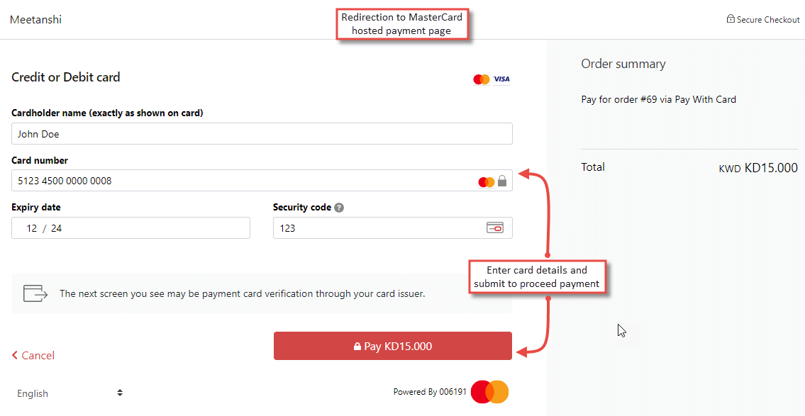 WooCommerce MasterCard Payment Gateway | Meetanshi Docs