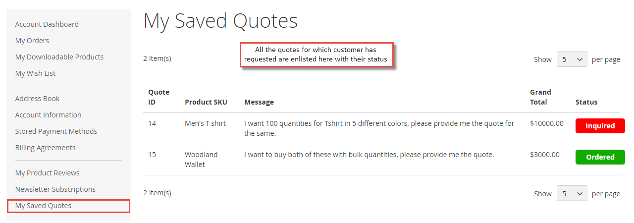 Magento 2 Email Quote Extension