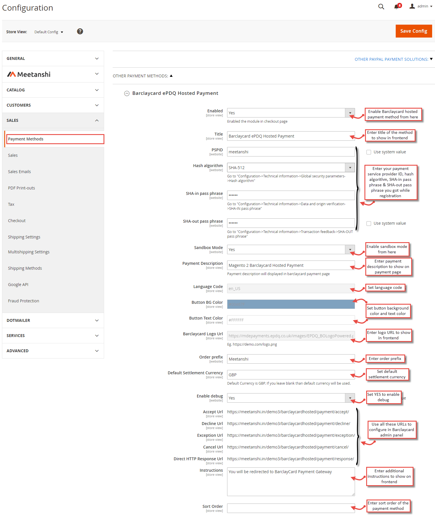 Magento 2 Barclaycard Payments Extension