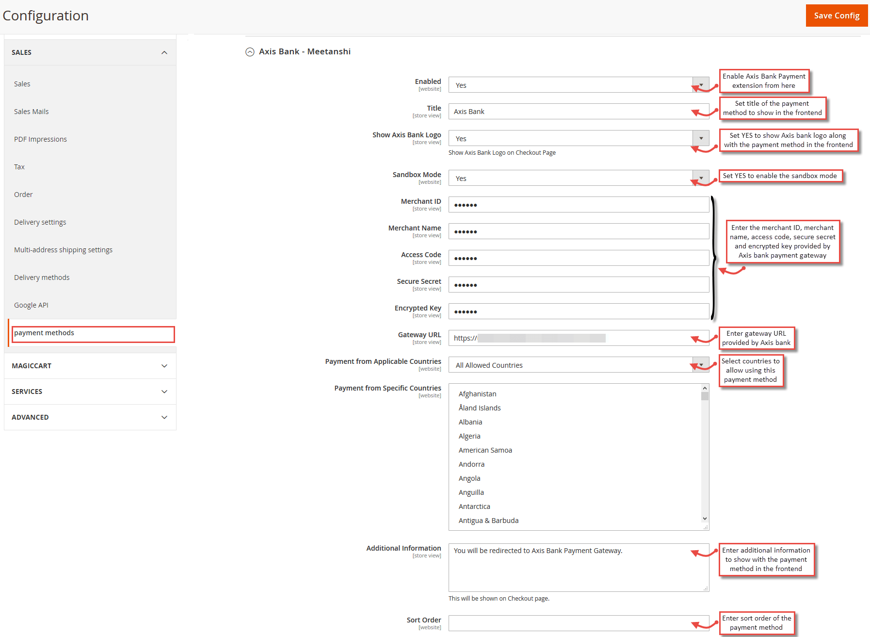 Magento 2 Axis Bank Payment Gateway Extension - Meetanshi