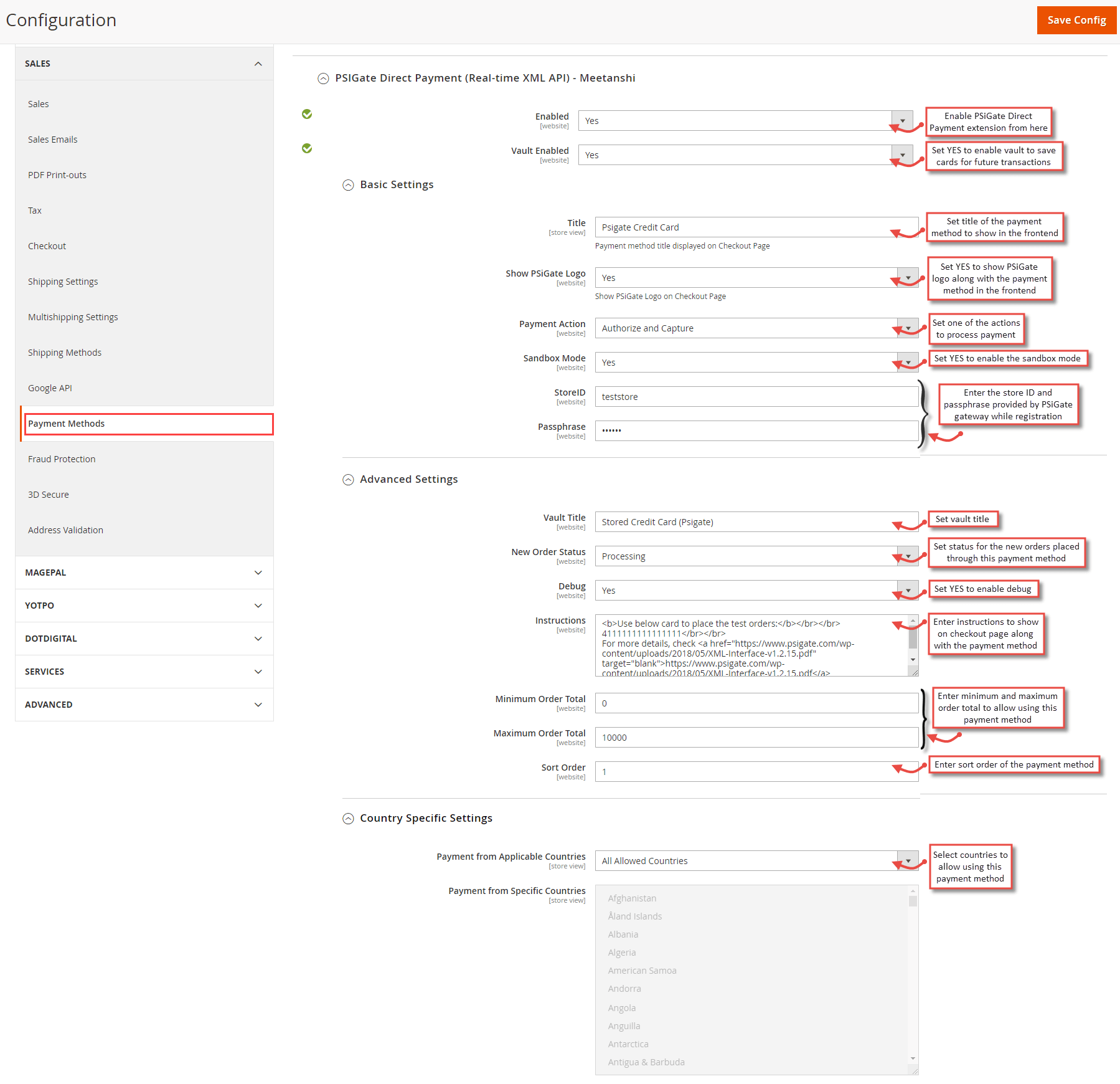 Magento 2 PSiGate Payment Gateway - Integrate PSiGate with M2