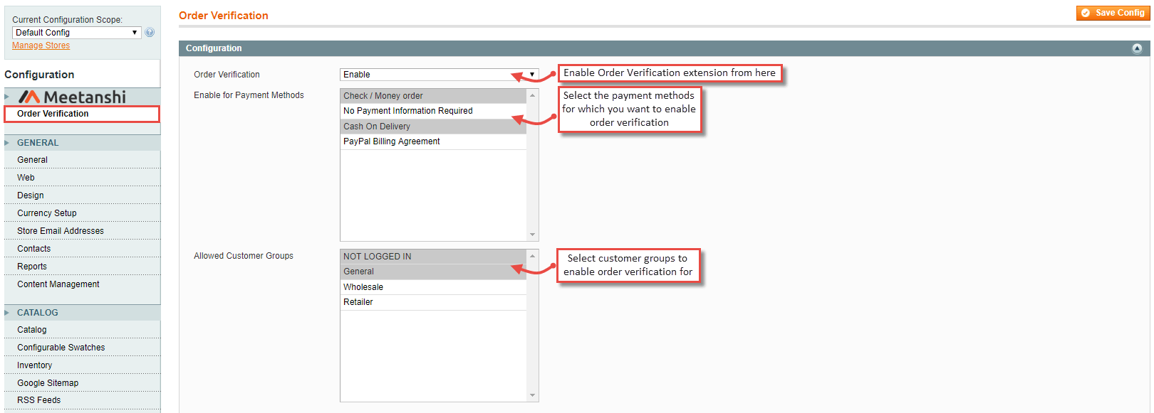 Magento Order Verification - Validate Magento Orders using OTP